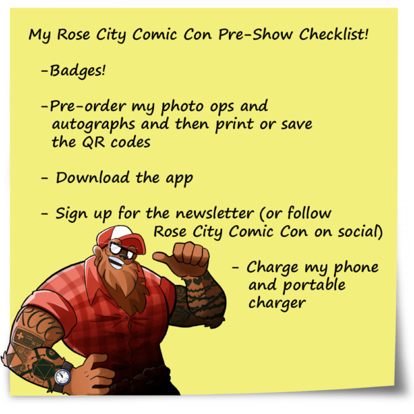 Know Before You Go! - Rose City Comic Con